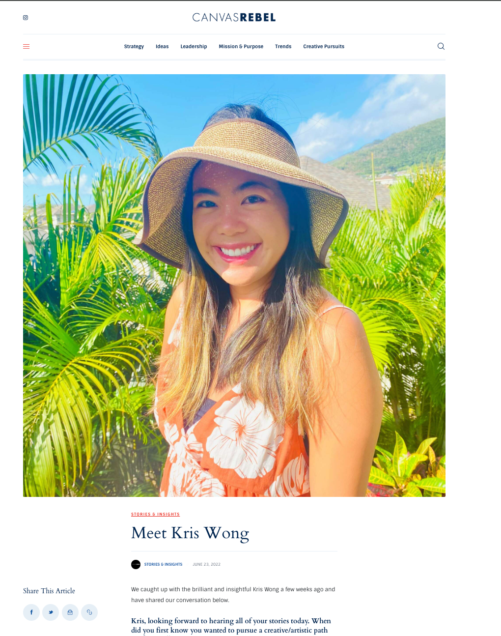 About – Kris Wong Design